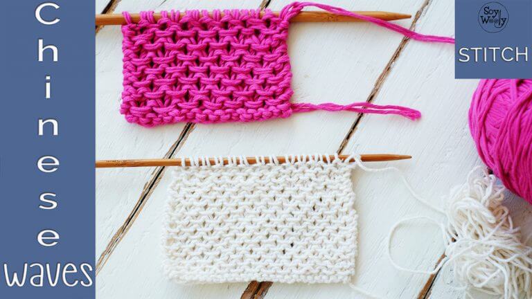 Two Color Slip-Stitch knitting pattern -no purling required