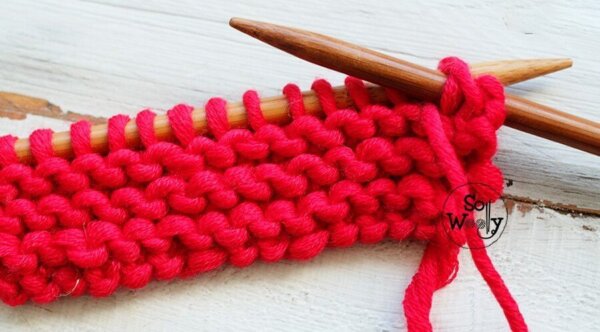 Learn How to Knit Quickly-Lesson 4: How to Purl/Purl stitch | So Woolly