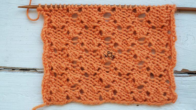 How to knit the Spring Lace stitch: for your next seasonal scarf | So ...