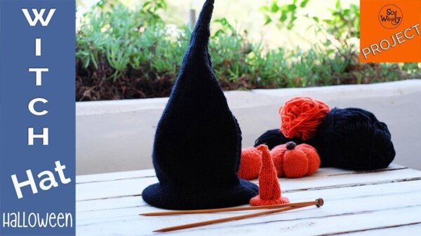 How to Knit a Witch/Wizard/Warlock Hat for Halloween + Video