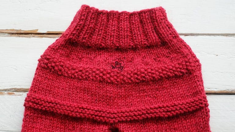 Baby Pants knitting pattern for 3 months old - So Woolly | So Woolly