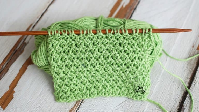 Edelweiss stitch knitting pattern: Easy, reversible, and it doesn't ...