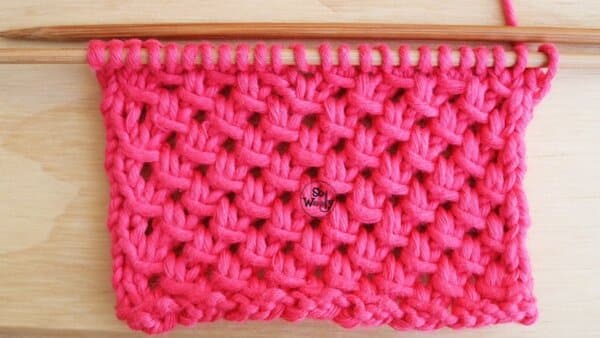 How to knit the most charming Lace Mesh knitting pattern | So Woolly