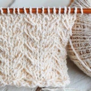 How to knit the most charming Lace Mesh knitting pattern | So Woolly