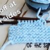 Two-row knitting stitch, a combination of Seed stitch and Double ...