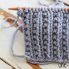 How to knit the Cross stitch: A two-row repeat pattern - So Woolly | So ...