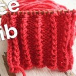 How to knit the “One-row” reversible knitting stitch pattern in the ...