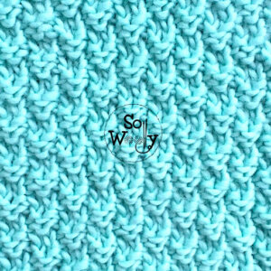 Two Color Slip-Stitch knitting pattern -no purling required