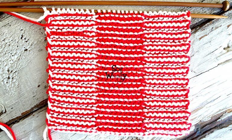 How to create Illusion or Shadow knitting step by step