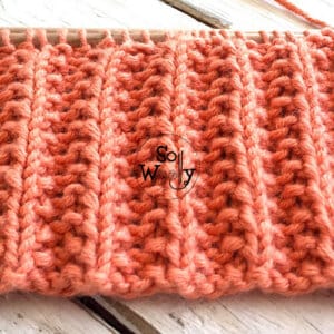 Super easy Diagonal knitting stitch pattern (for beginners)