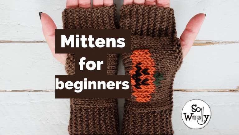 How to knit Mittens for Beginners (using straight needles)