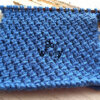 One-row repeat knit stitch: Reversible, great for scarves!