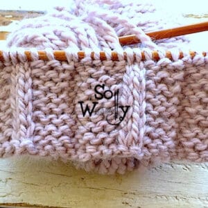 How to knit the One-row repeat stitch: Reversible-no curling