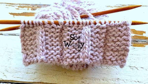 How to knit a Super Easy One-Row Repeat pattern -for scarves