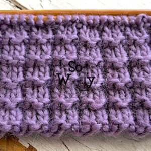 How to knit the Double Braided Ribbing stitch
