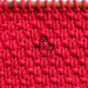How to knit an Easy Lace Ladder in only two rows