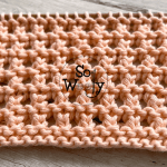 How to knit the Double Garter Rib (only two rows)- So Woolly