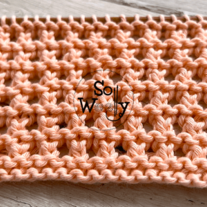 How to knit the Double Garter Rib (only two rows)- So Woolly