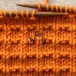 How to knit the Fancy Openwork stitch pattern-only four rows
