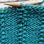 How to knit the Diagonal Ladders stitch pattern