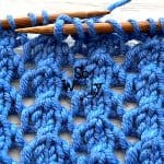 How to knit the Double Andalusian stitch pattern (version 2)