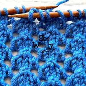 How to knit the Double Andalusian stitch pattern (version 2)