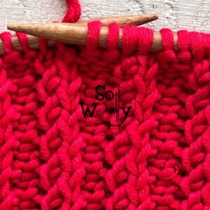 How to knit with two colors: Tweed stitch - So Woolly