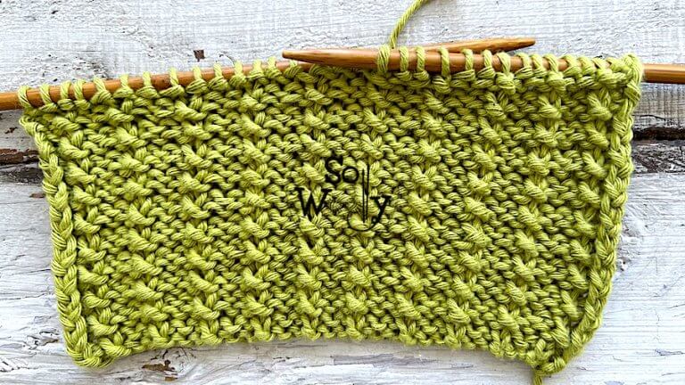 How-to-knit-the-Shadow-stitch-pattern-for-beginners | So Woolly