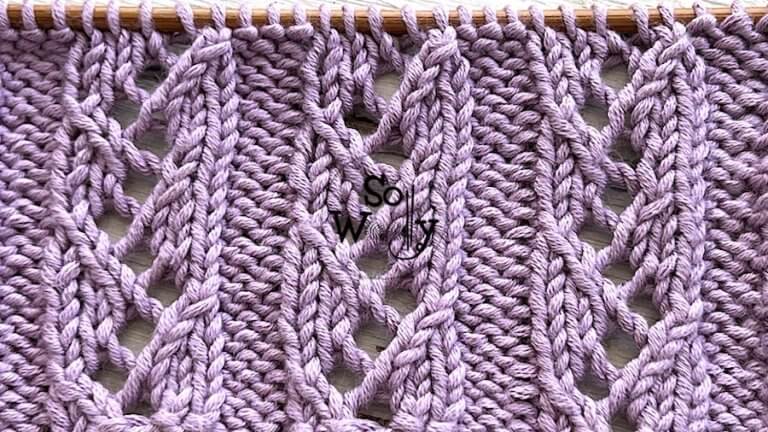 How to knit the Zig-Zag Lace #2 stitch pattern)