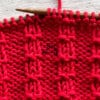 How to knit the Rib stitch without purling (2 rows only)