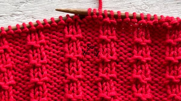 How to knit the Pique Rib stitch 2 (pay attention to your tension)