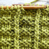 How to knit the Woven stitch pattern (four rows only!!