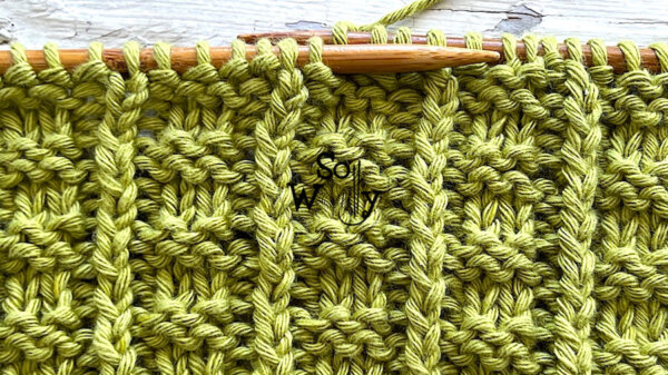 How to knit the Sailor's Rib stitch pattern (only 4 rows)