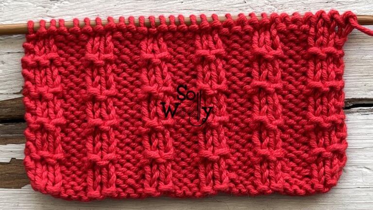 How to knit the Pique Rib stitch 2 (pay attention to your tension)
