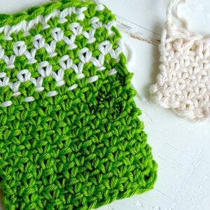 How to knit the Criss Cross stitch (two-row repeat pattern)
