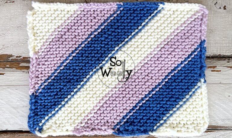 How to knit a Square or Rectangular Blanket in Garter stitch