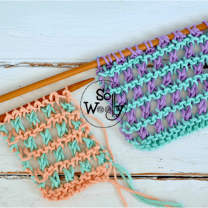 How to knit a very special Rib stitch (two rows only!)