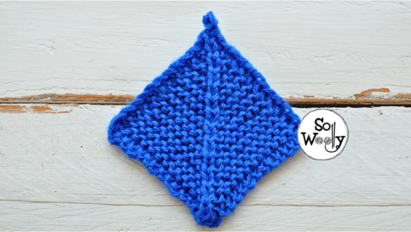 How to knit Mitered Squares for beginners