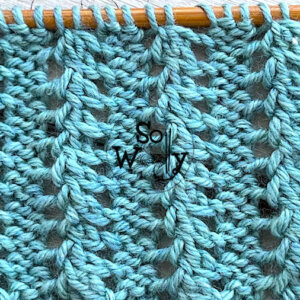 How to knit the amazing Wicker stitch pattern