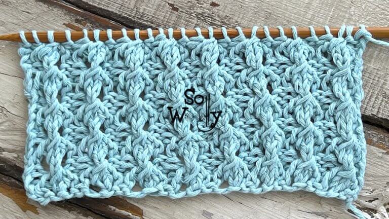 How to knit the Bubble Rib stitch (4 rows only!)