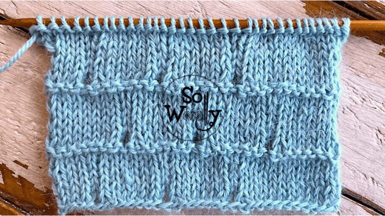 How to knit the Eiffel Tower stitch pattern (so cute!)