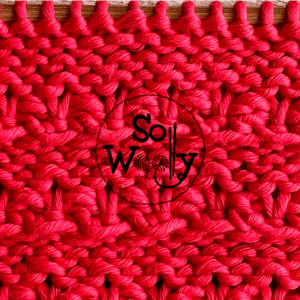 How to knit the Embossed stitch (two rows only!)