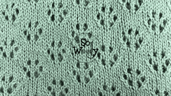 easy lace stitch | So Woolly
