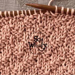 How to Knit Pretty Quilted Diamonds (A 3D stitch pattern)