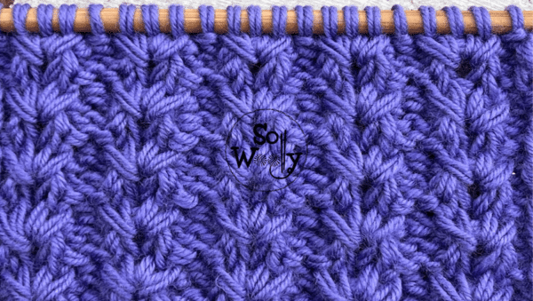 How to Knit the Little Flowers Stitch (4 rows only!)