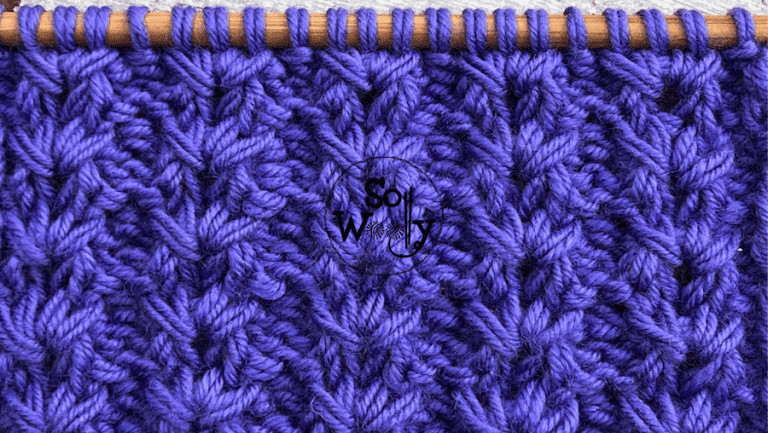 How to Knit the Little Flowers Stitch (4 rows only!)