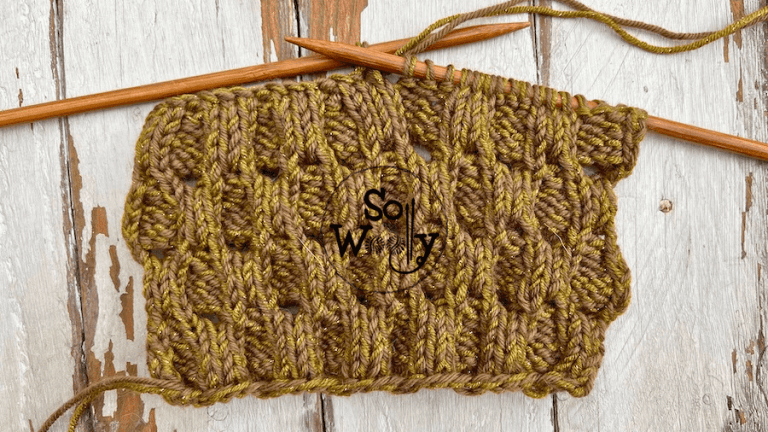 How to Knit Teardrops: Texture + Volume in 1 Stitch Pattern!