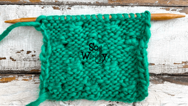 How to Knit the Knot Stitch Pattern (for extra texture!)