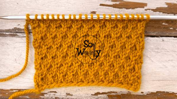 How to Knit the Easiest Diamond Pattern (+ video tutorial)