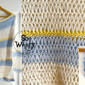How to Knit a 4-row Lace Stitch + video (easy & pretty)